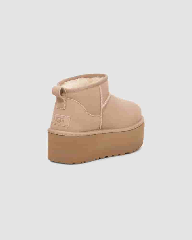 Classic Ultra Mini Platform Sand | UGG